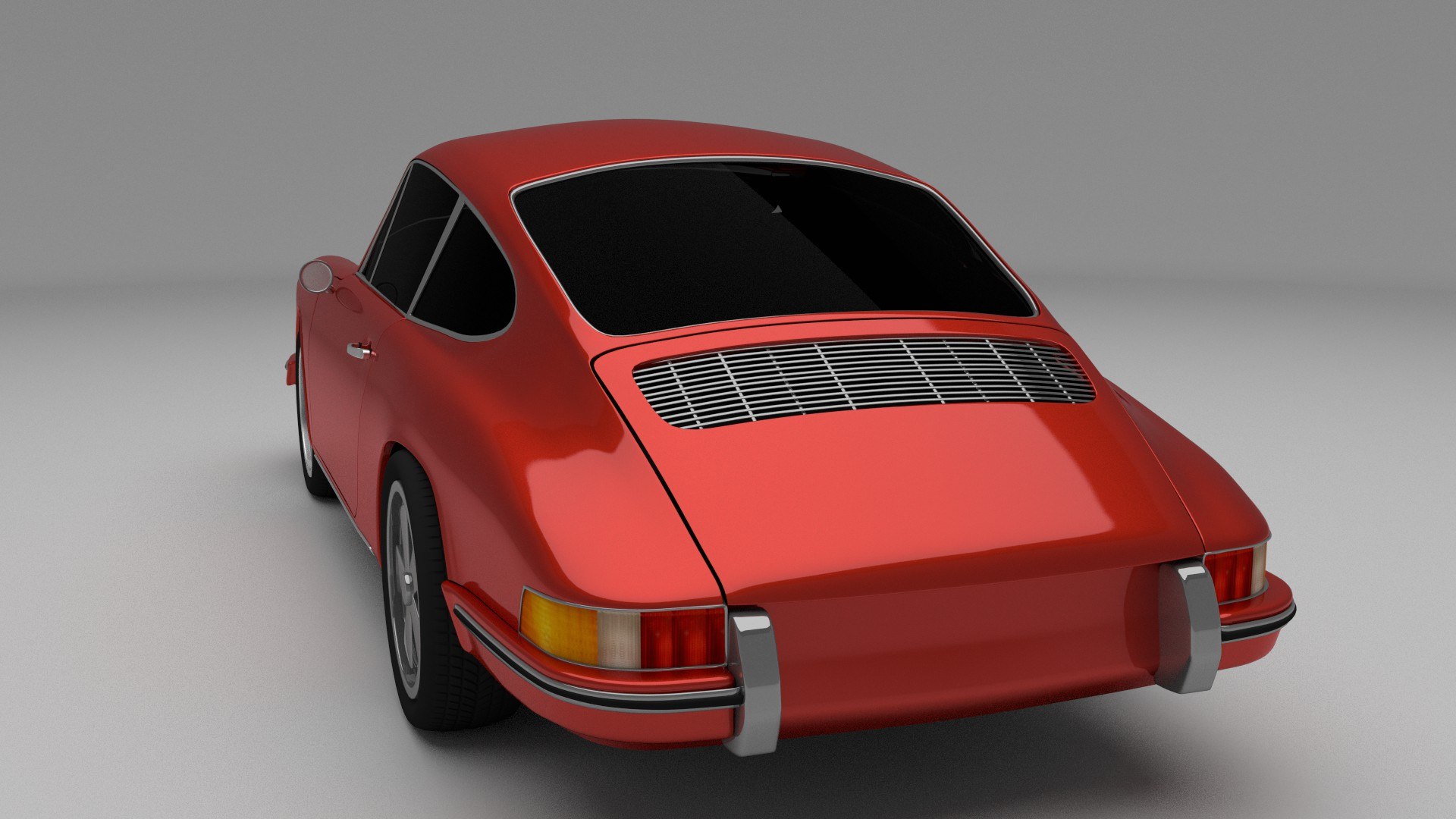 car porsche 3d model