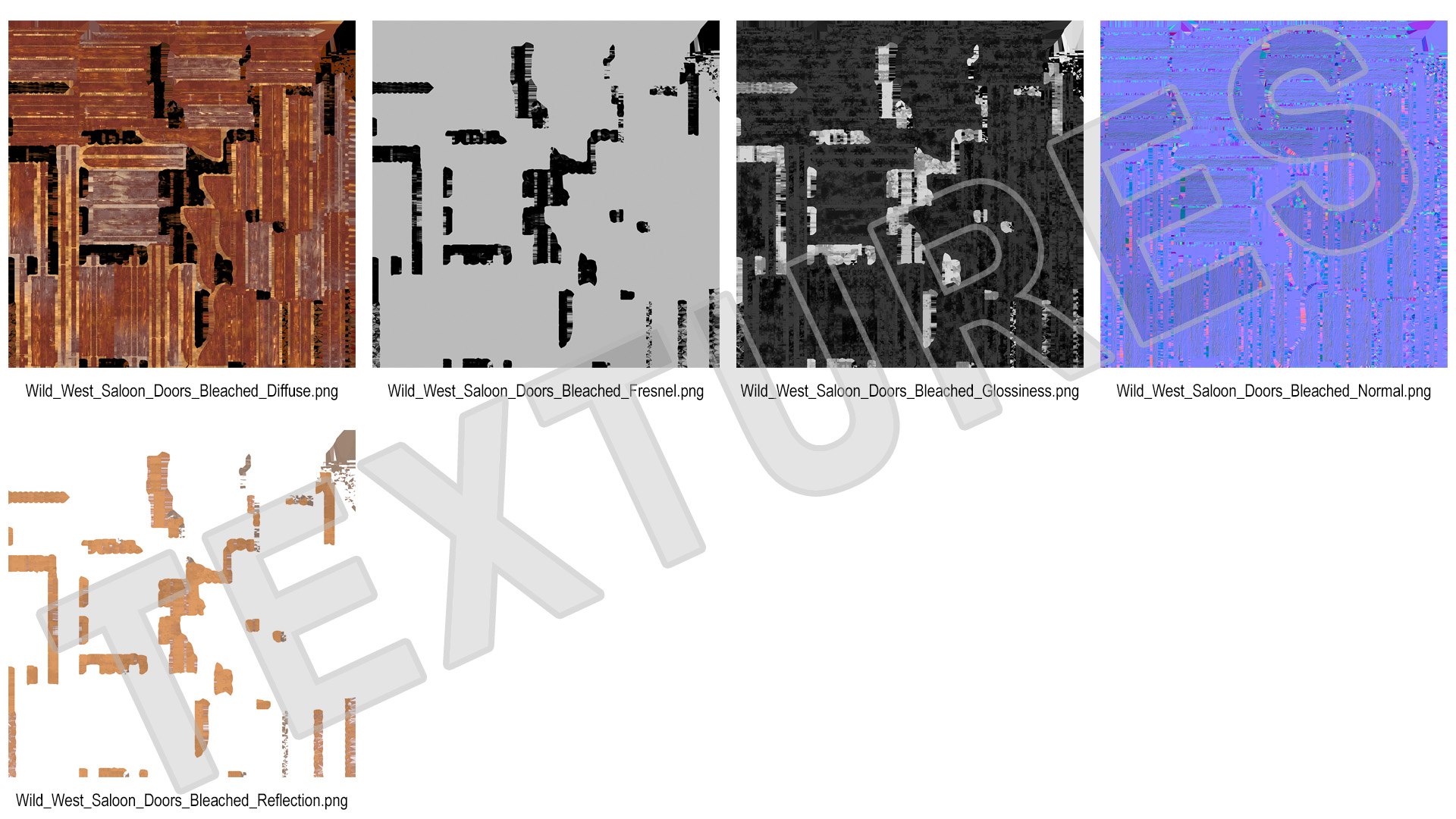 3D Rustic Saloon Doors Rigged for Maya - TurboSquid 2095582