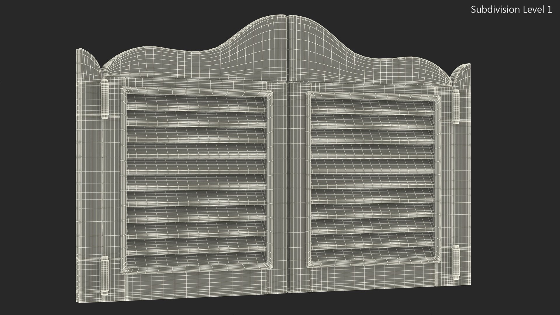 3D Rustic Saloon Doors Rigged for Maya - TurboSquid 2095582