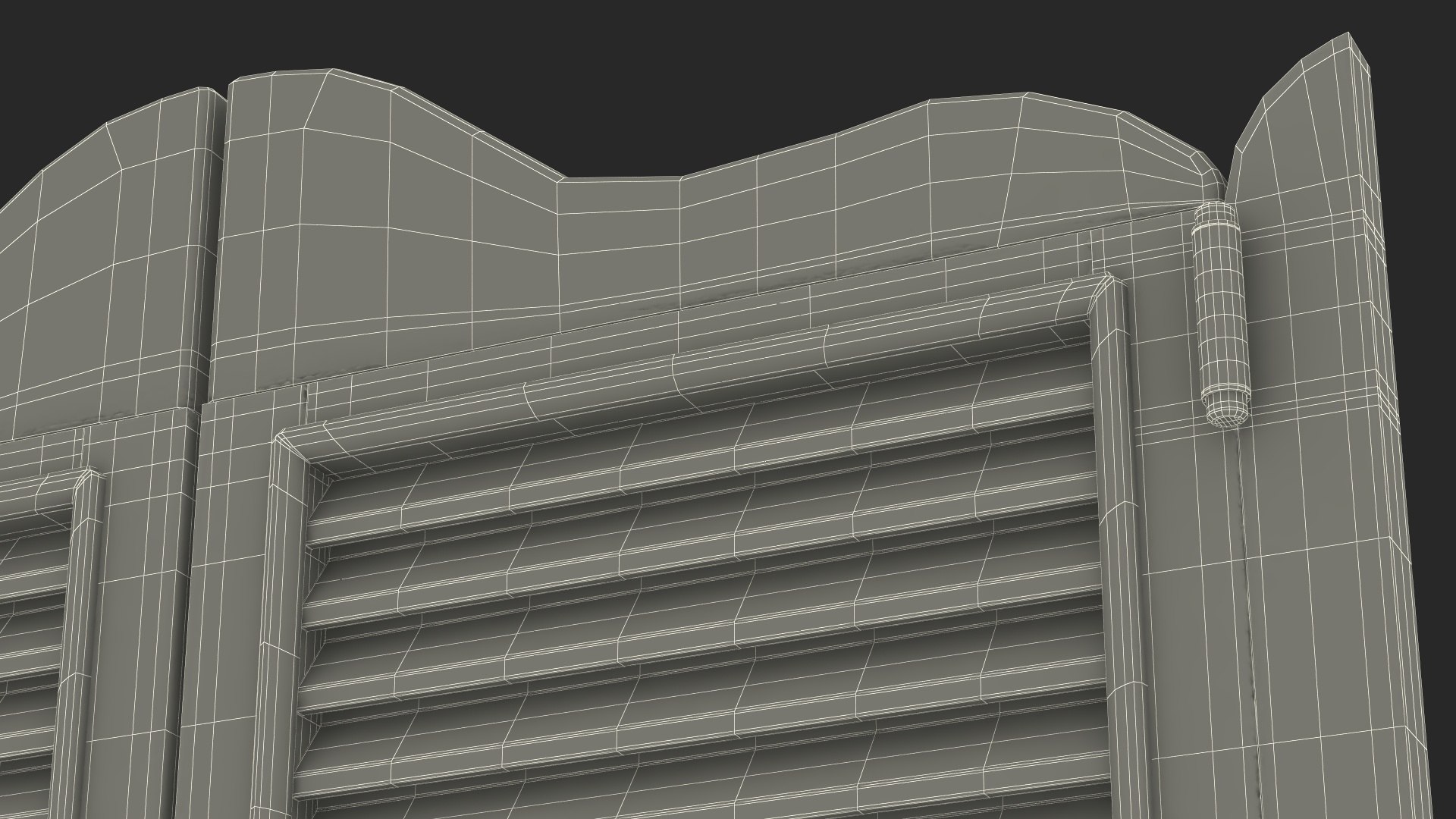 3D Rustic Saloon Doors Rigged for Maya - TurboSquid 2095582