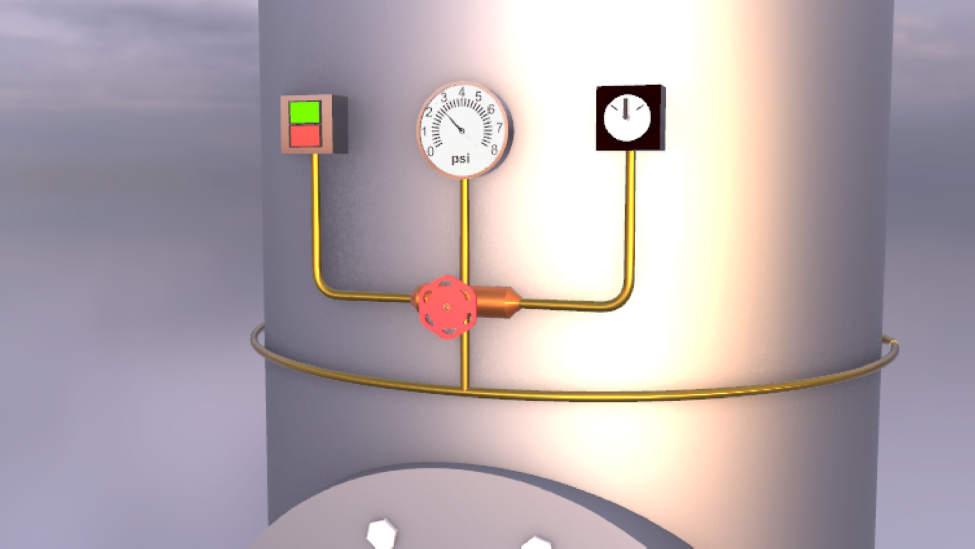 Hydrofore Tank 3D - TurboSquid 1998039