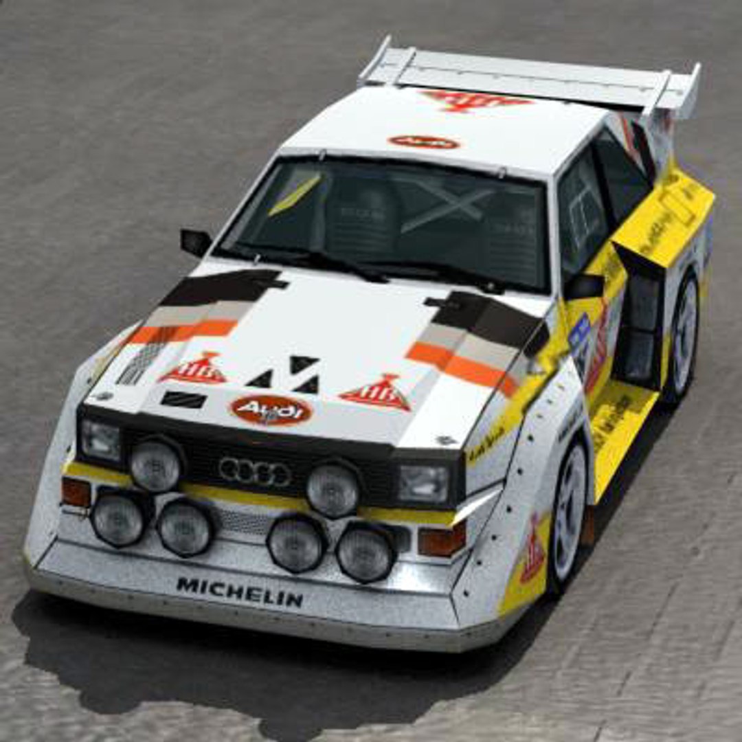 audi quattro s1 3d model