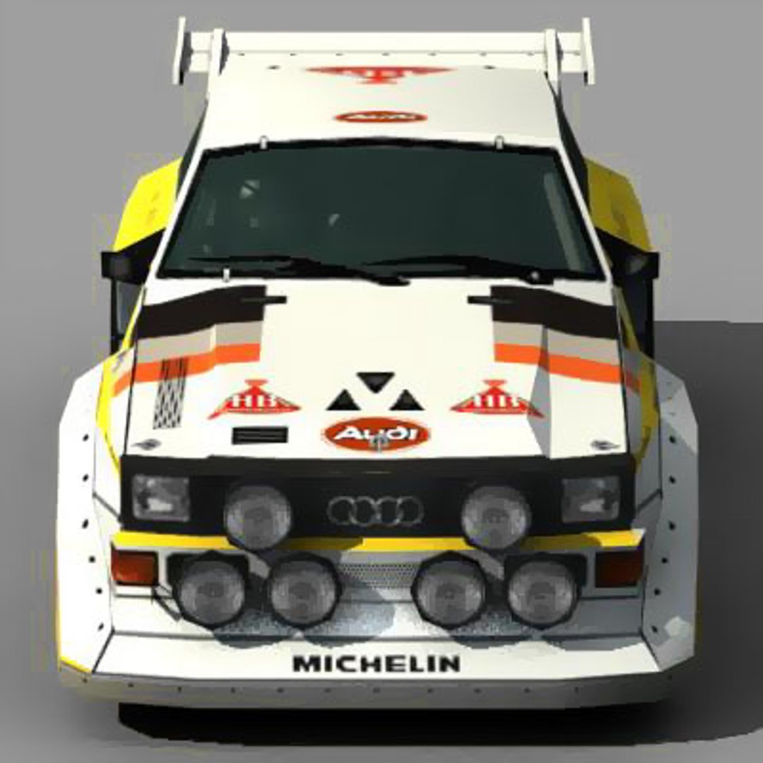 audi quattro s1 3d model