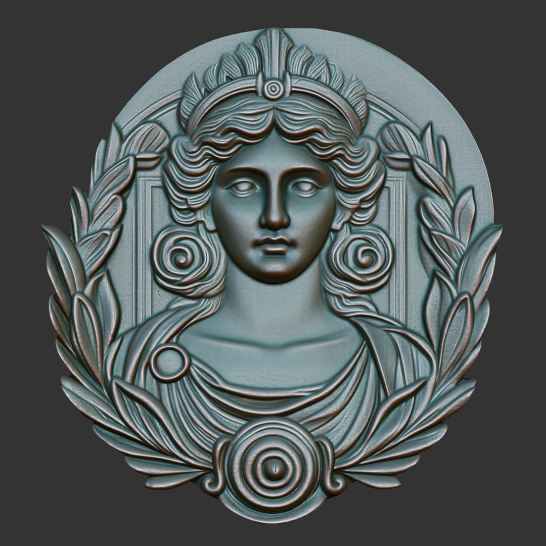 Roman Queen Basrelief 06 241001 3D Model - TurboSquid 2467976