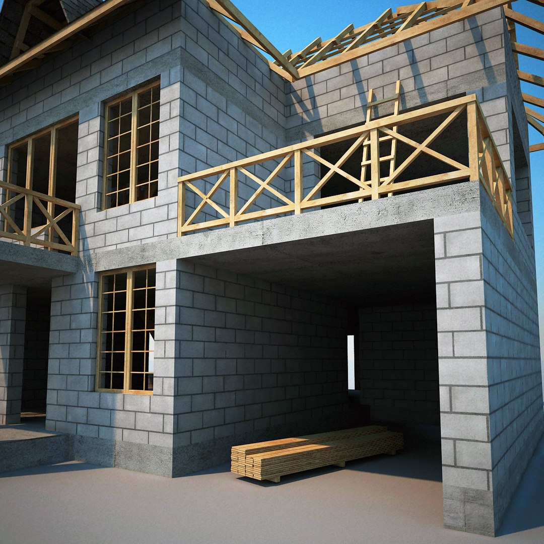 C4d House Construction V2