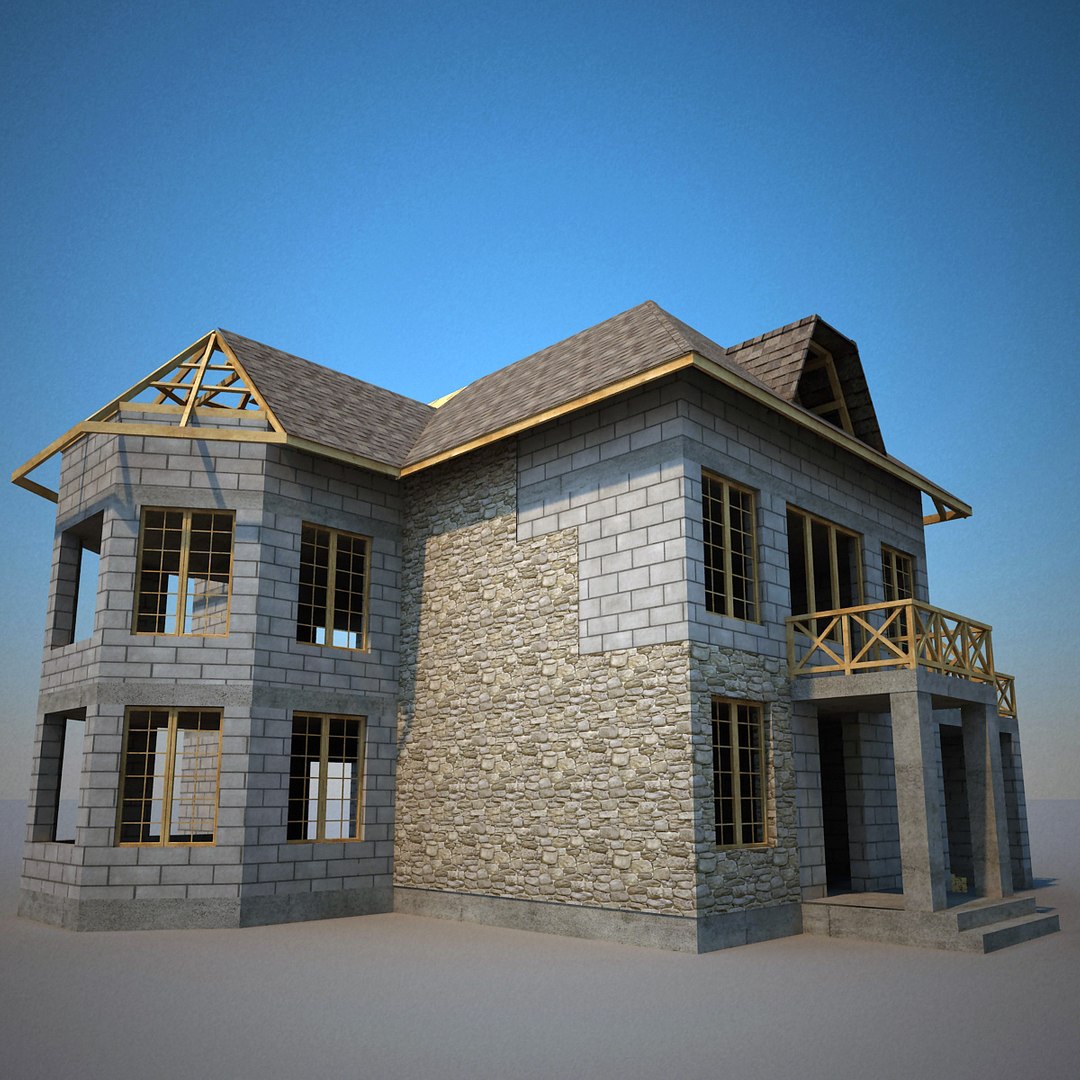 C4d House Construction V2