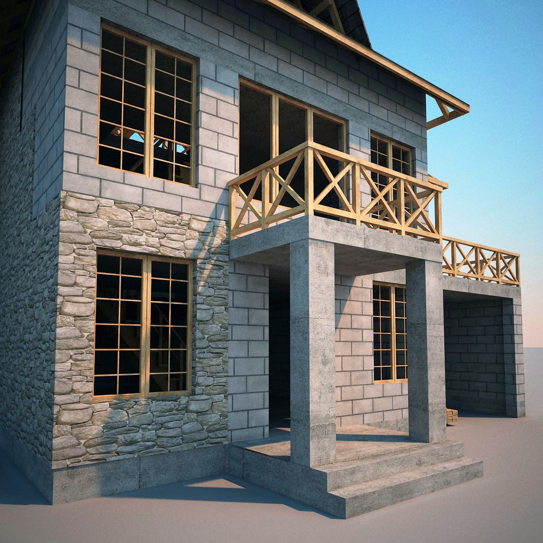 C4d House Construction V2