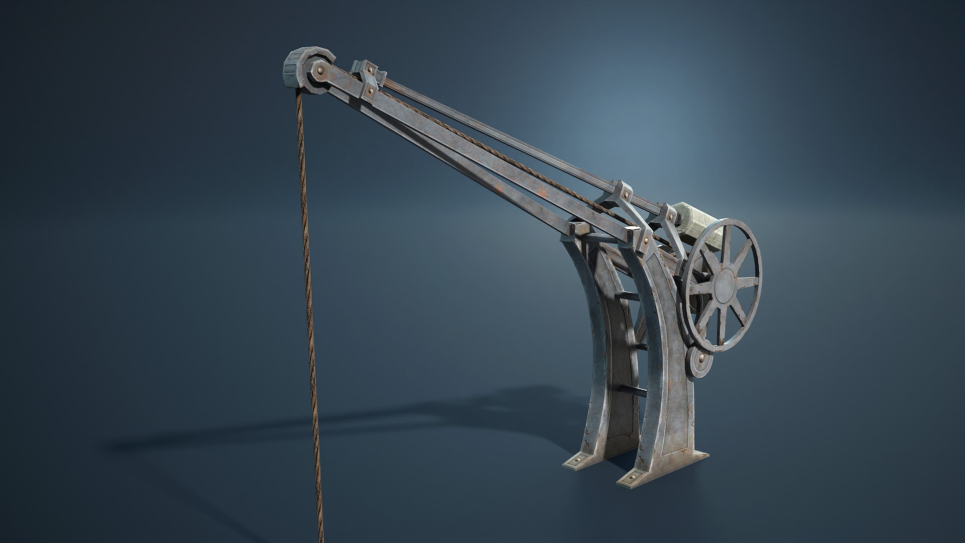 Manual Cranes Game Low-poly 3D Model - TurboSquid 2207137