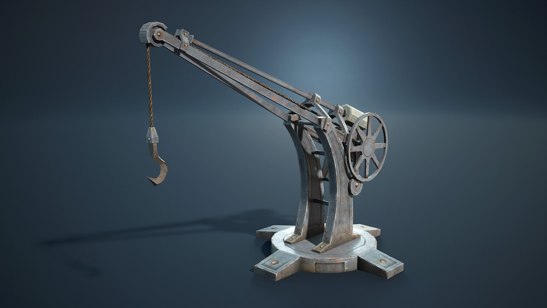Manual Cranes Game Low-poly 3D Model - TurboSquid 2207137