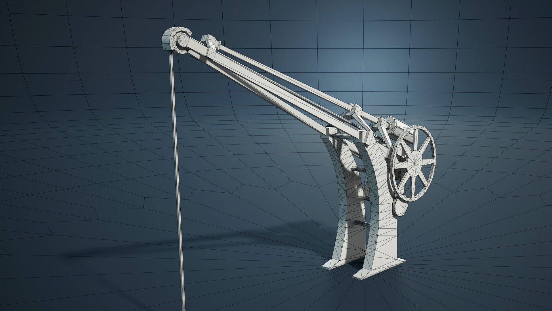 Manual Cranes Game Low-poly 3D Model - TurboSquid 2207137