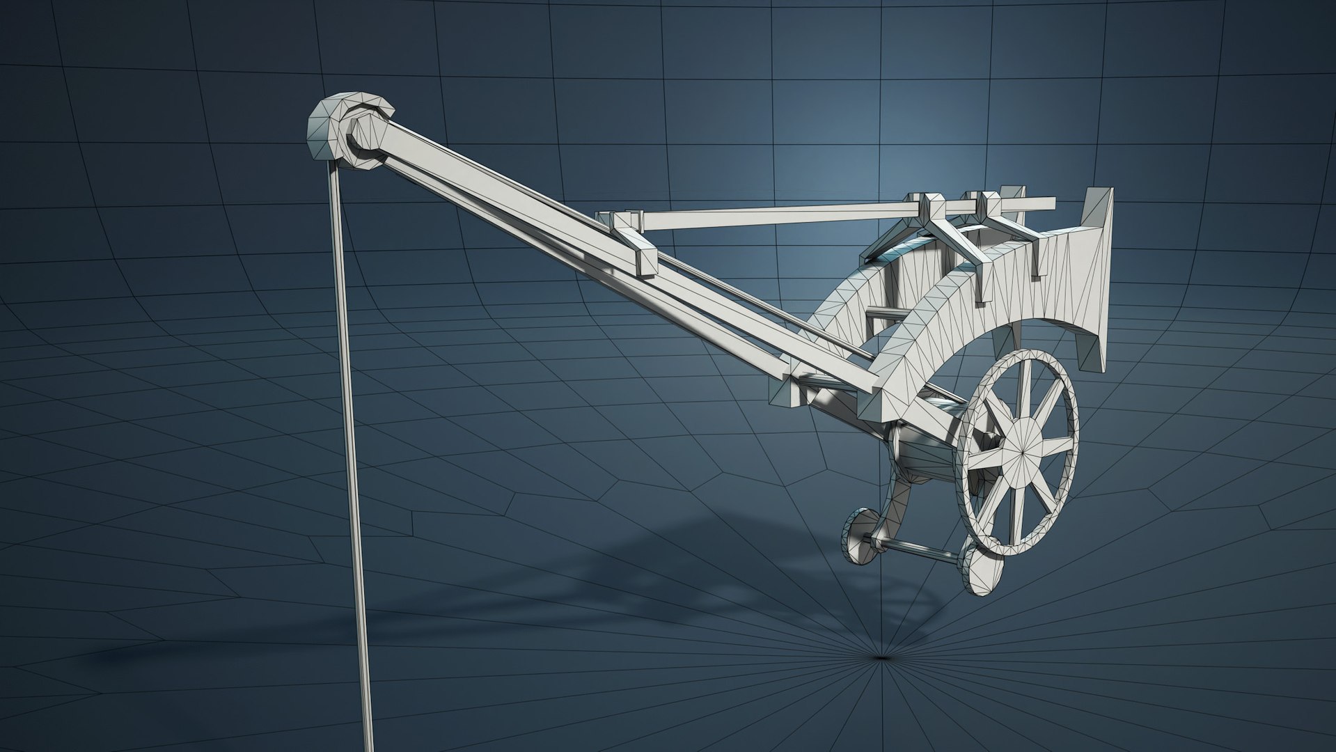 Manual Cranes Game Low-poly 3D Model - TurboSquid 2207137