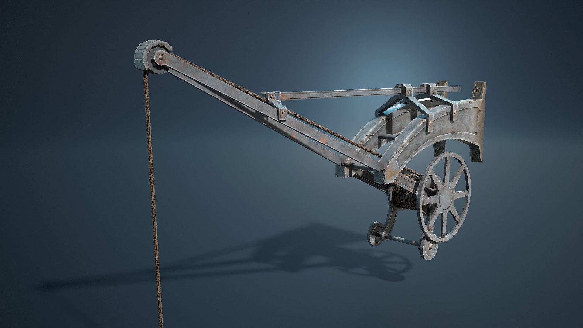 Manual Cranes Game Low-poly 3D Model - TurboSquid 2207137