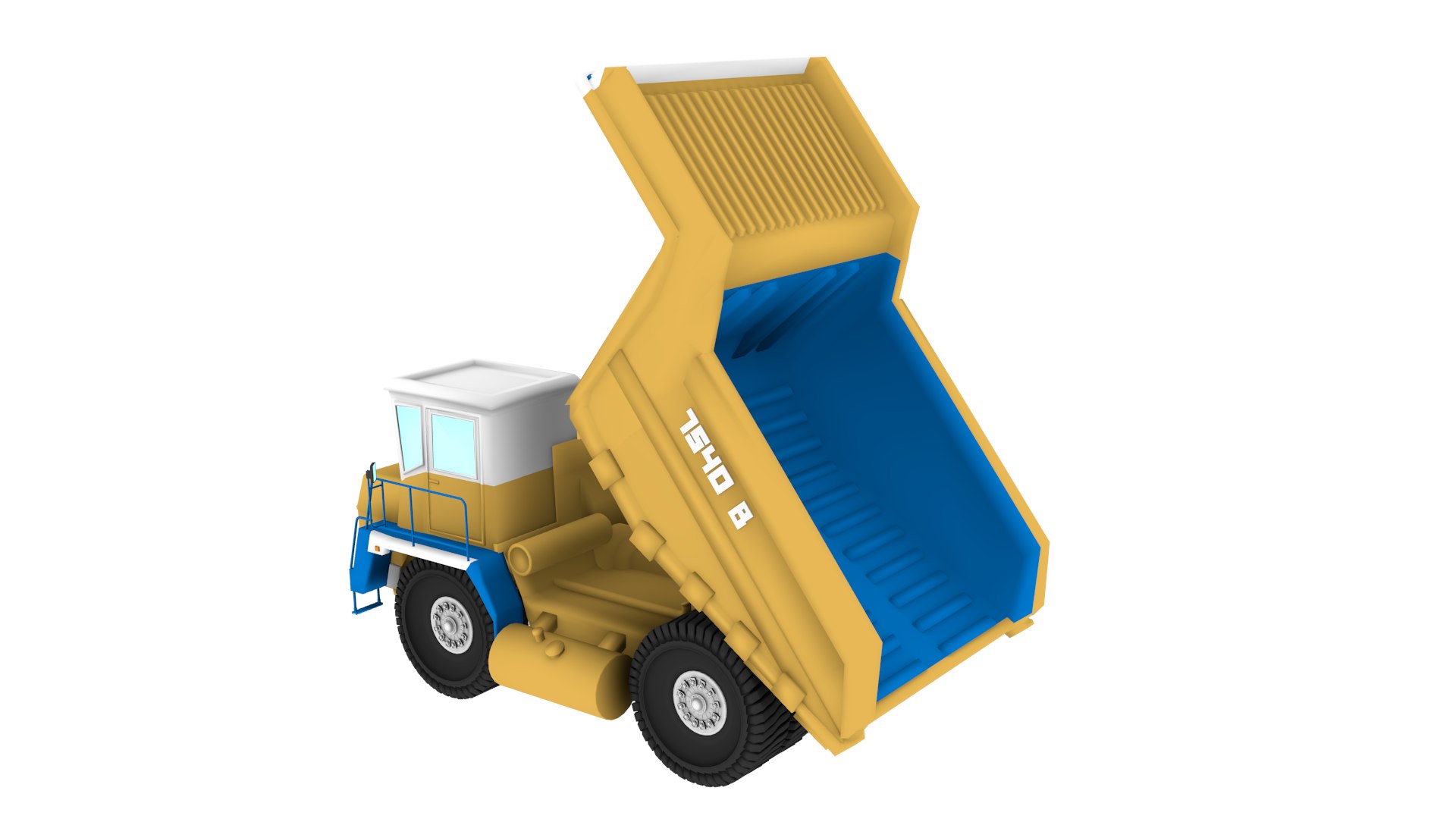 3d belaz 7540 model