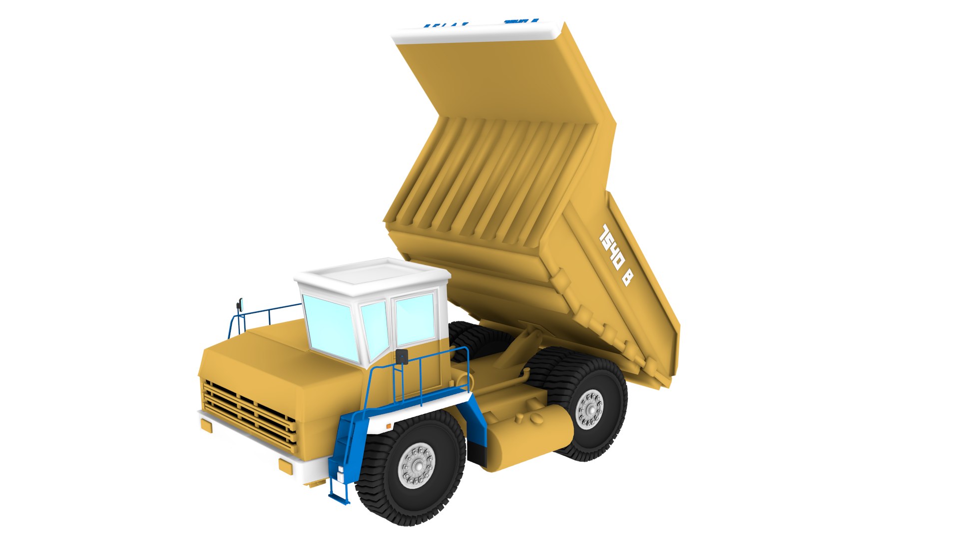 3d belaz 7540 model