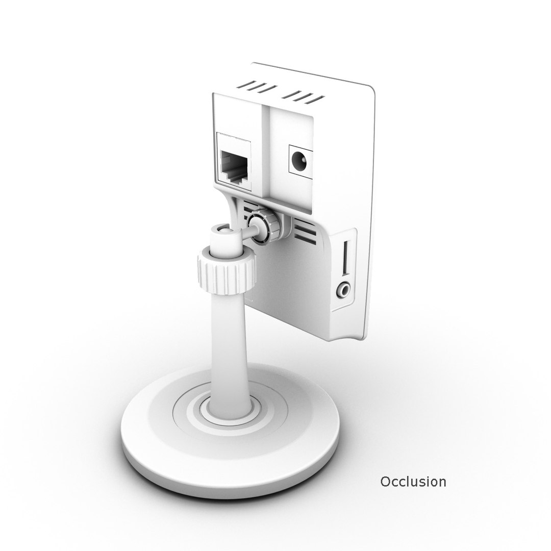 3d Model Ip Camera D-link 2130