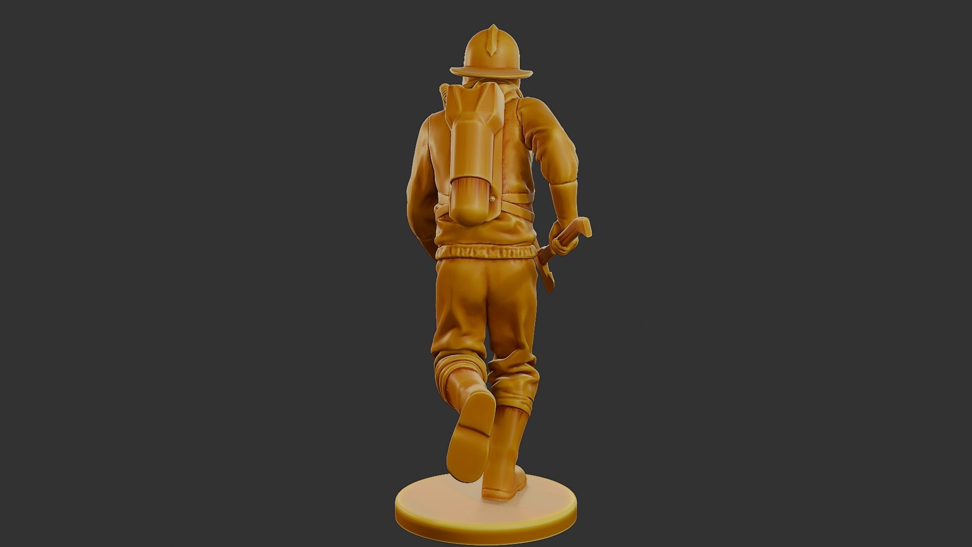 Czechoslovakian Firefighter 90s 004 3D Model - TurboSquid 2377092
