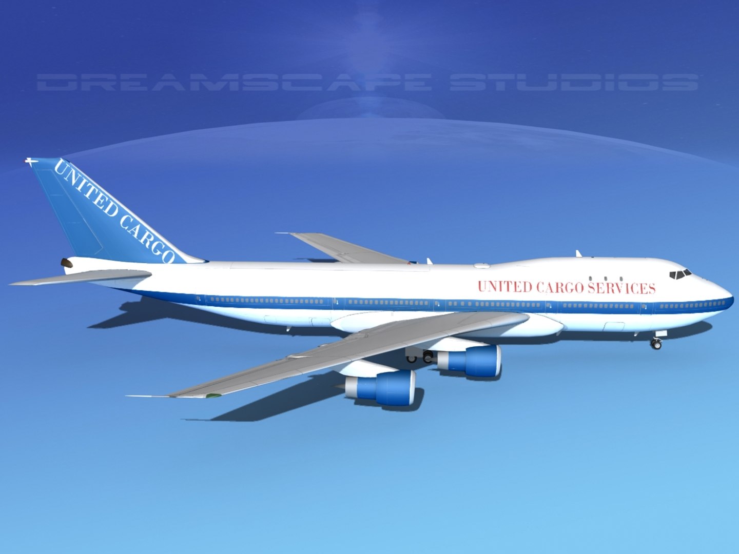 3d 747-100 Boeing 747