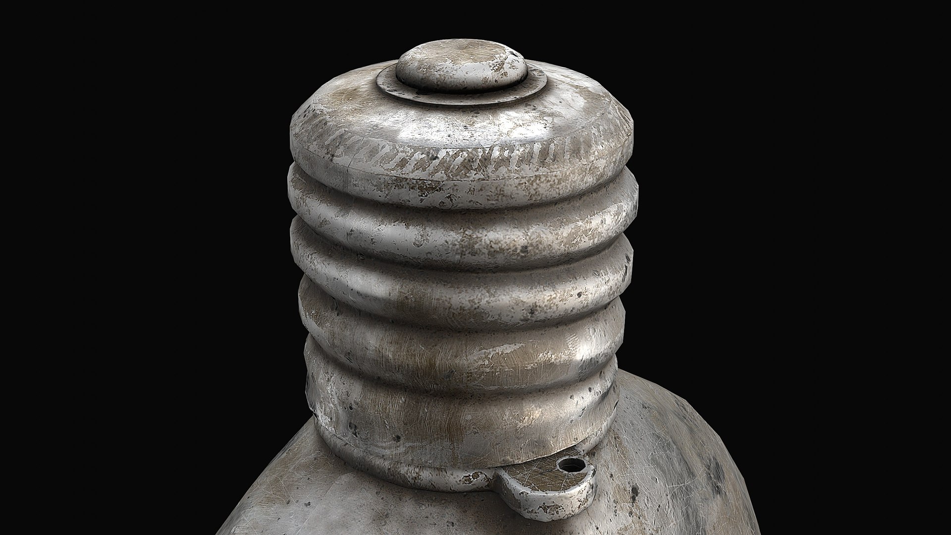 Worn Military Flask Model - TurboSquid 2215784
