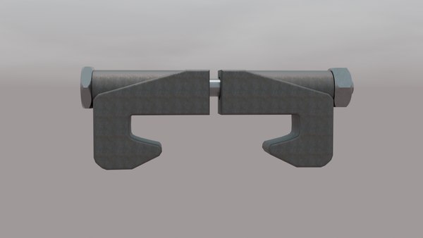 modelo 3d Anclaje medio del tercer riel - TurboSquid 2225322