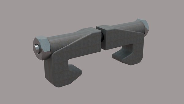 modelo 3d Anclaje medio del tercer riel - TurboSquid 2225322