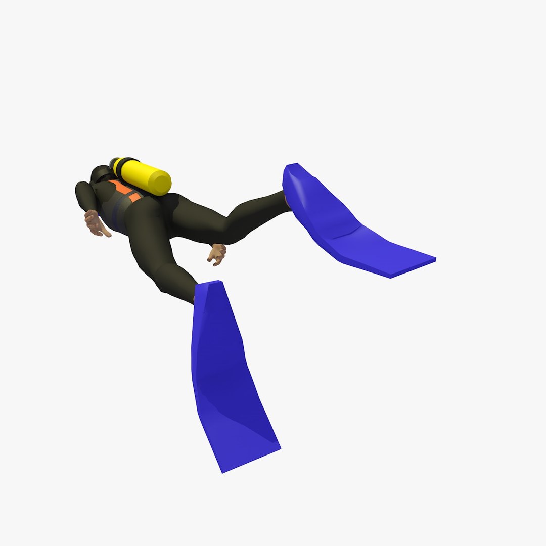 3D Diver Swimming Person Animation Model - TurboSquid 1257975