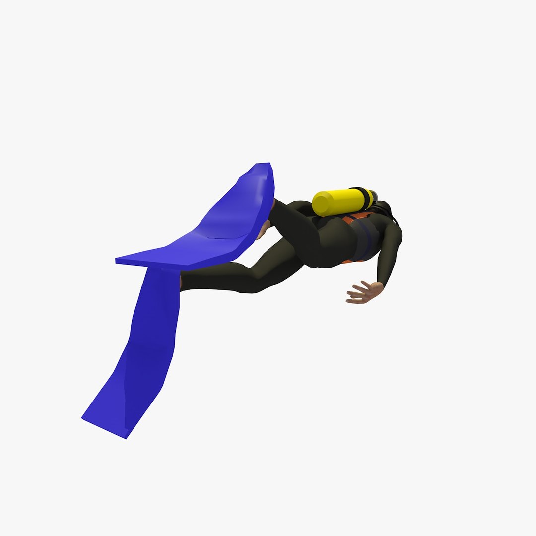 3D Diver Swimming Person Animation Model - TurboSquid 1257975