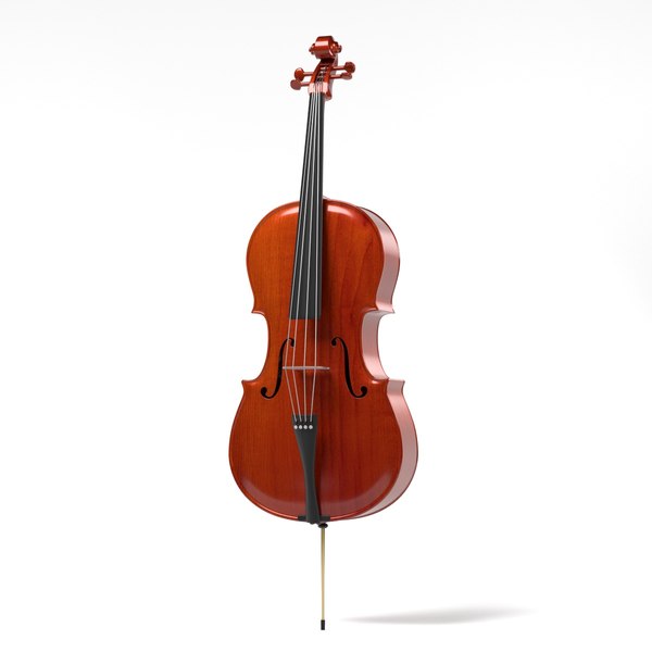 bowed strings 3d model