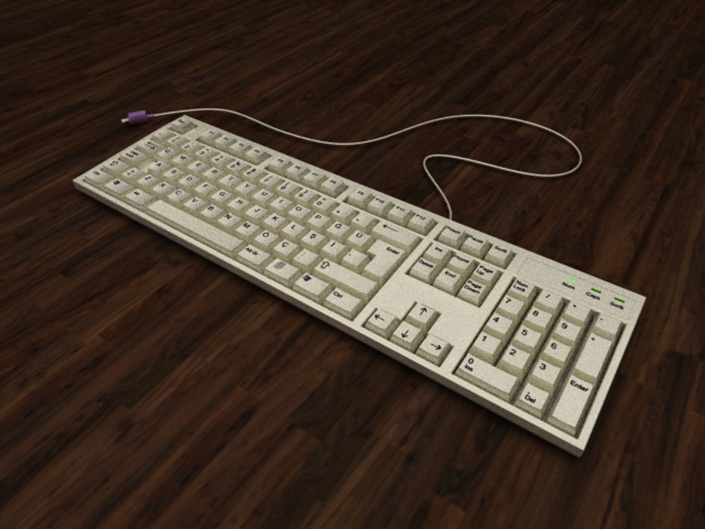 keyboard 3d model