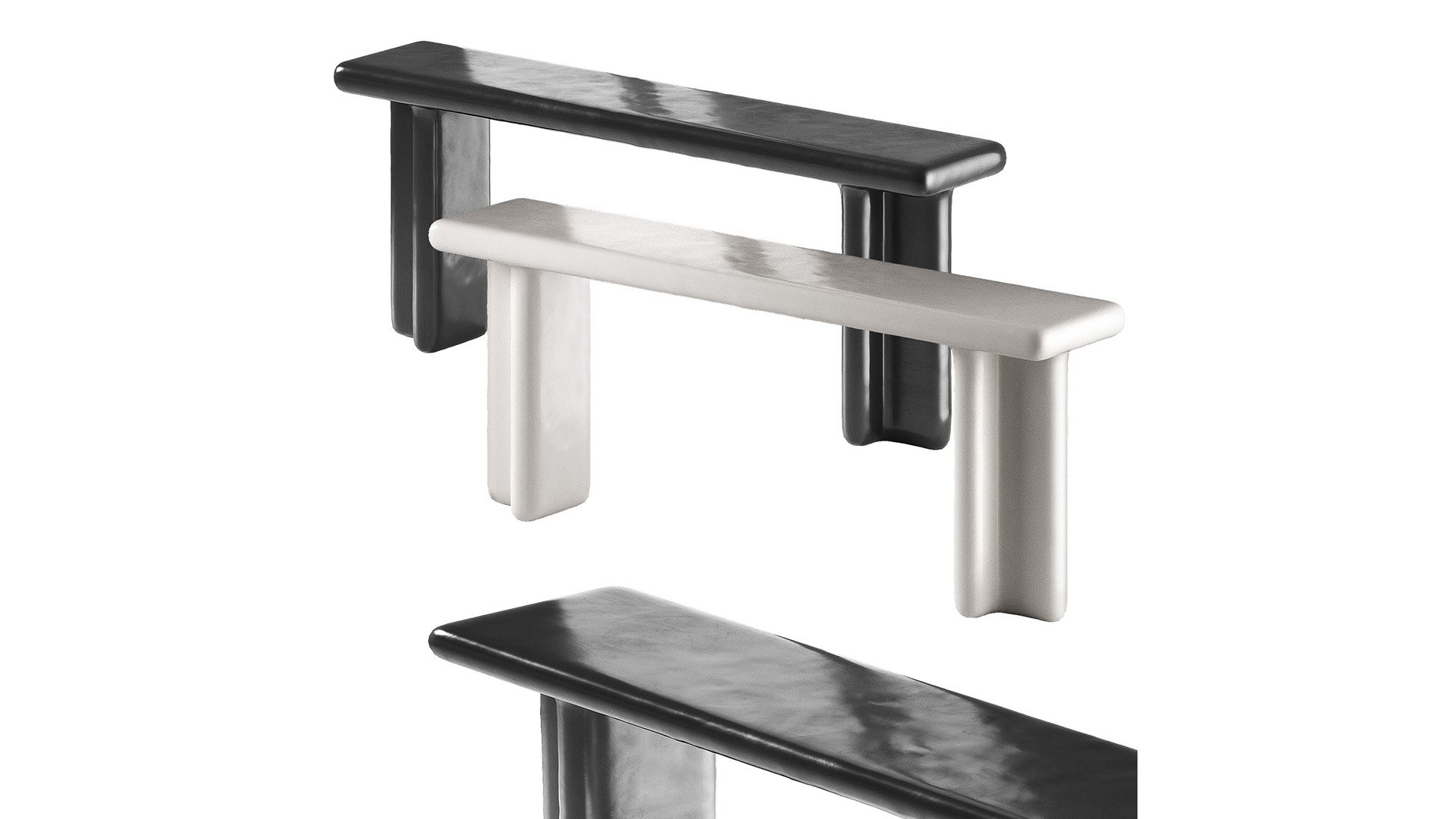CB2 Bodene Console Table 3D - TurboSquid 2252398