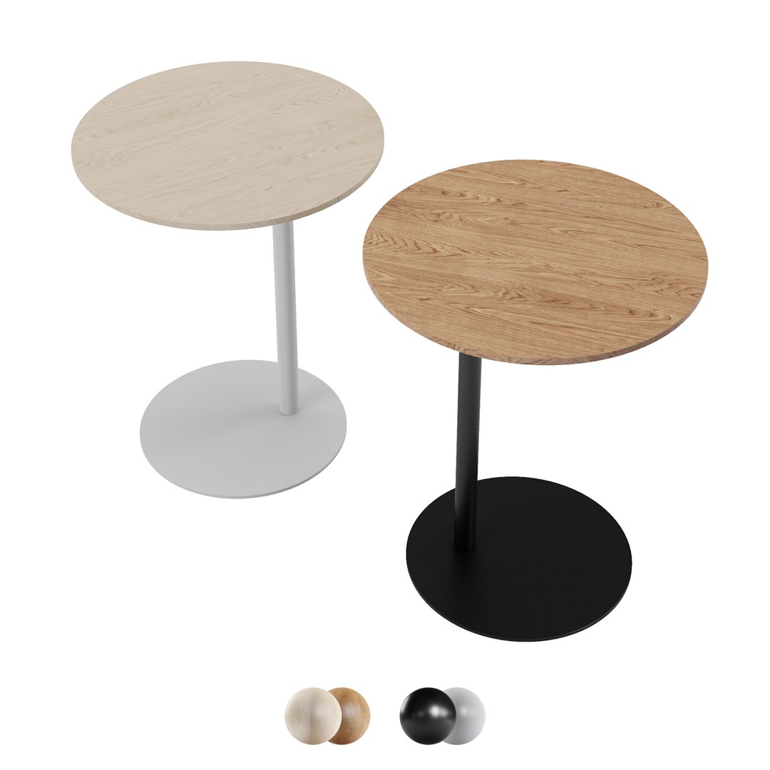 3D Bolia Side Table Pillar - TurboSquid 2026641