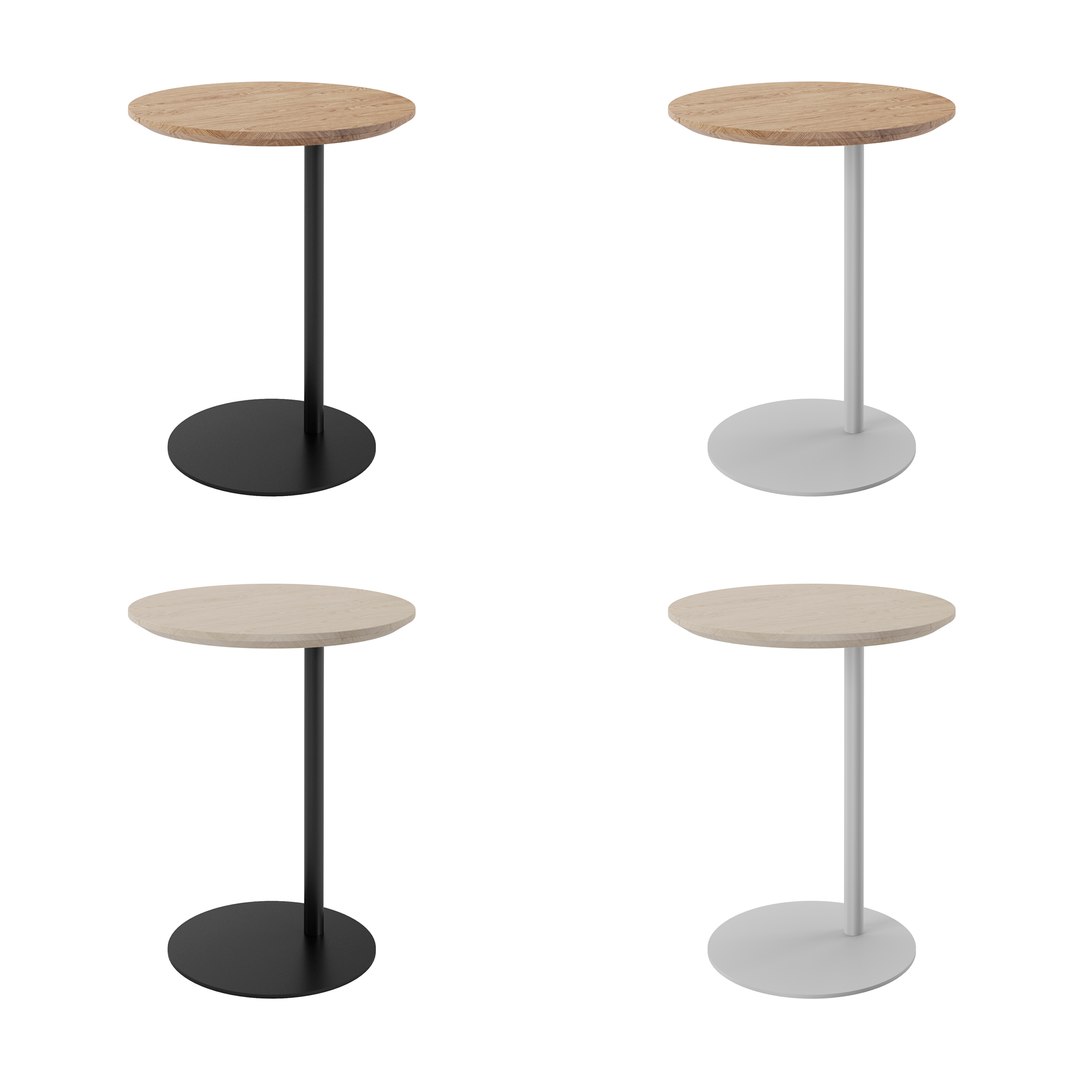 3D Bolia Side Table Pillar - TurboSquid 2026641