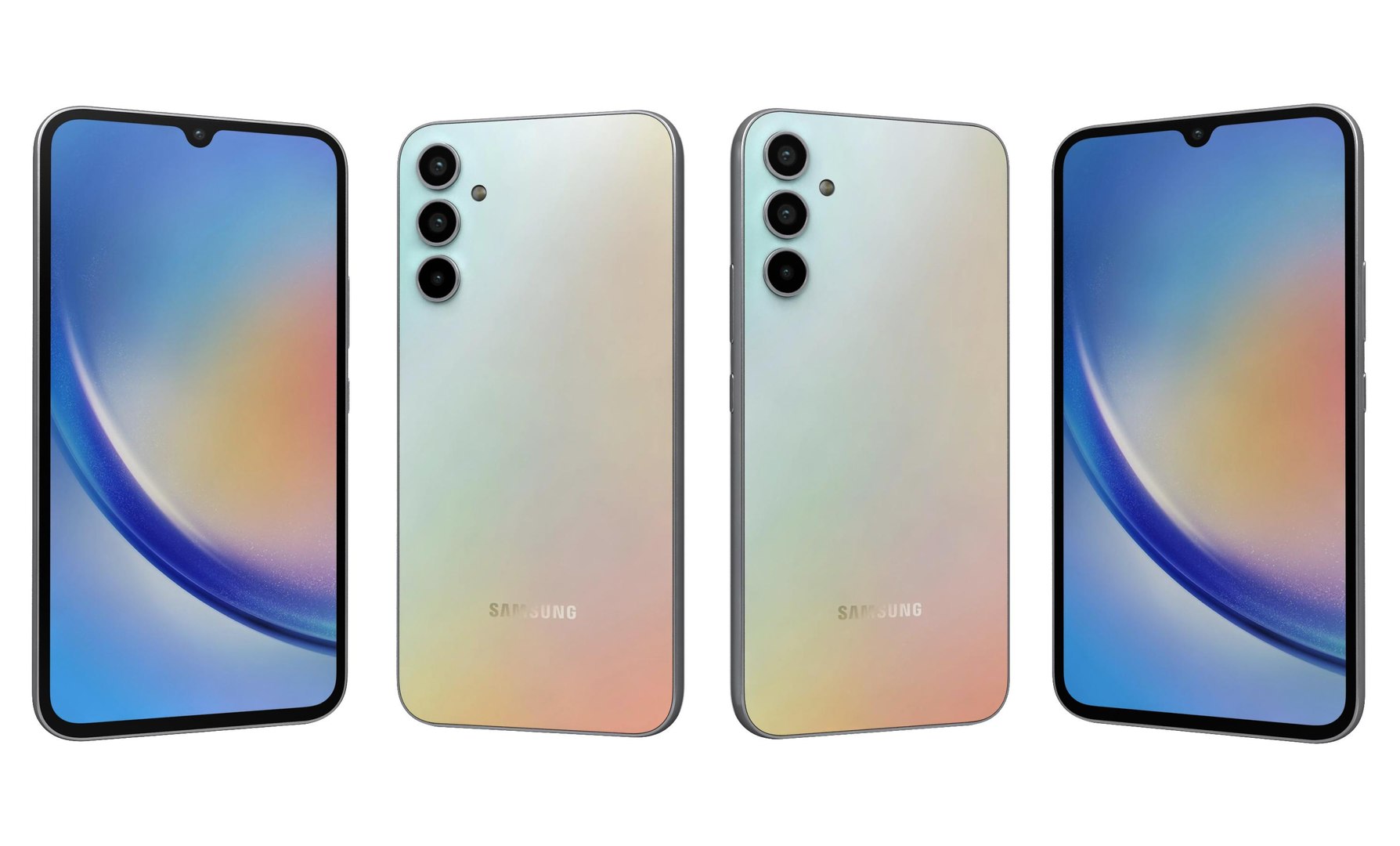 3D Samsung Galaxy A34 All Colors - TurboSquid 2045362