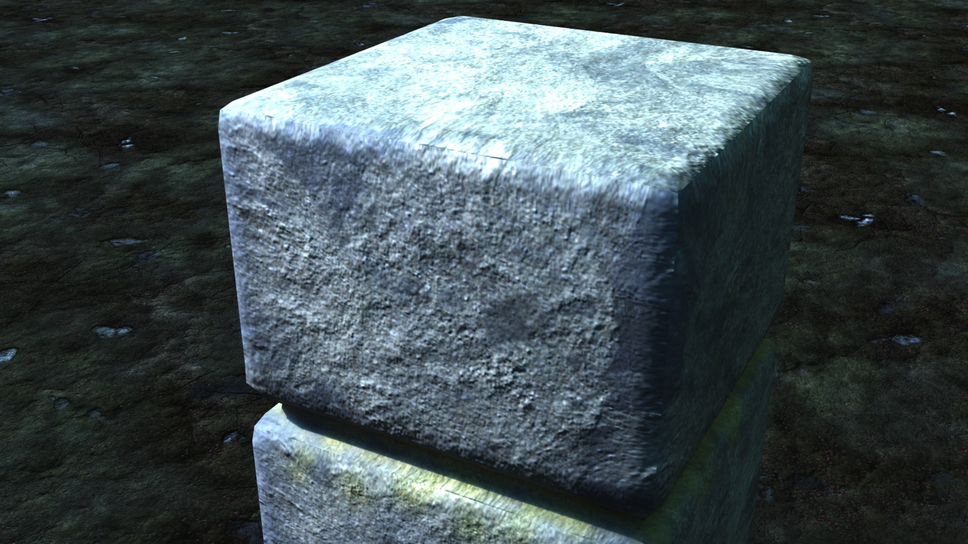 Small stone pillar 3D model - TurboSquid 1285254