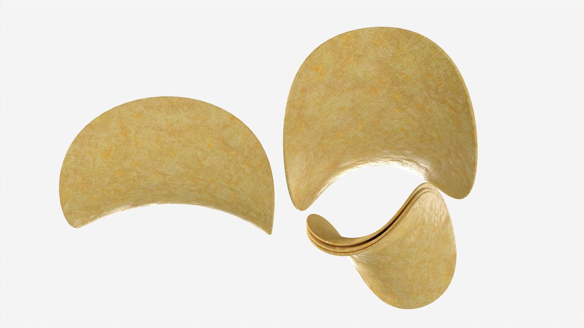 Potato Chips 04 3D - TurboSquid 1934127