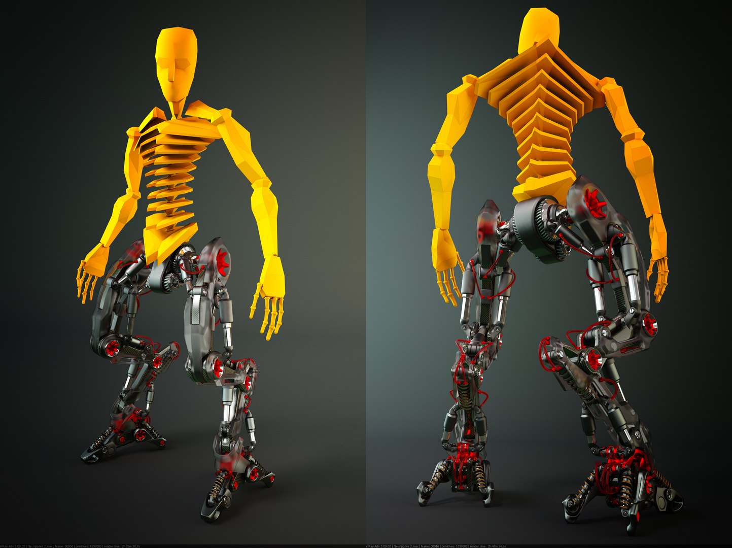 3d Model Of Robot Droid