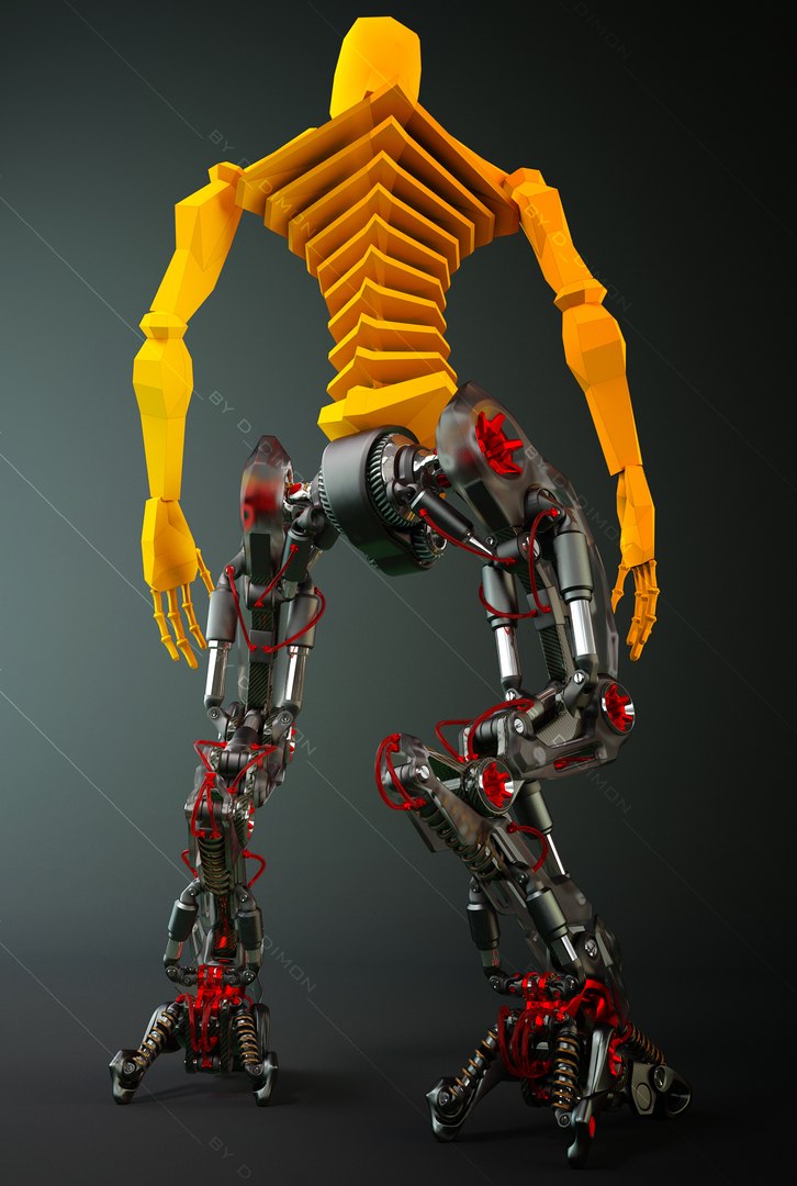 3d Model Of Robot Droid