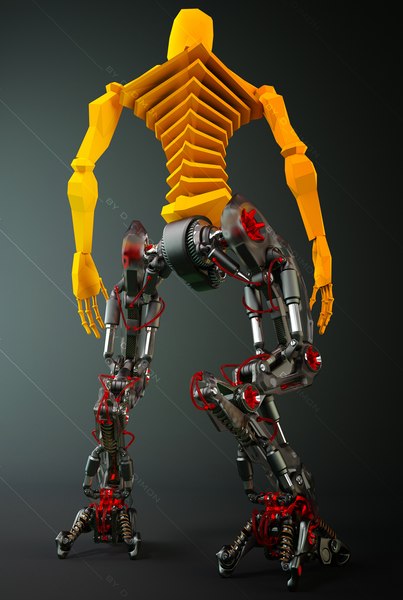 3d model of robot droid