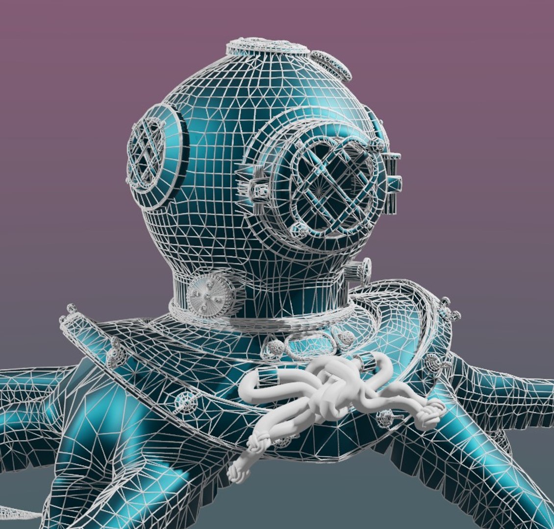 Rigged Odd Diver 3D Model - TurboSquid 1958044