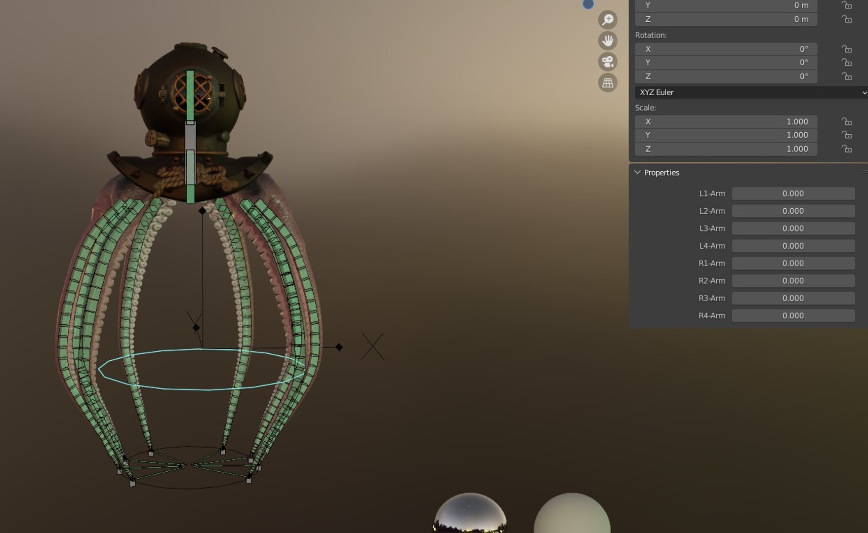 Rigged Odd Diver 3D model - TurboSquid 1958044