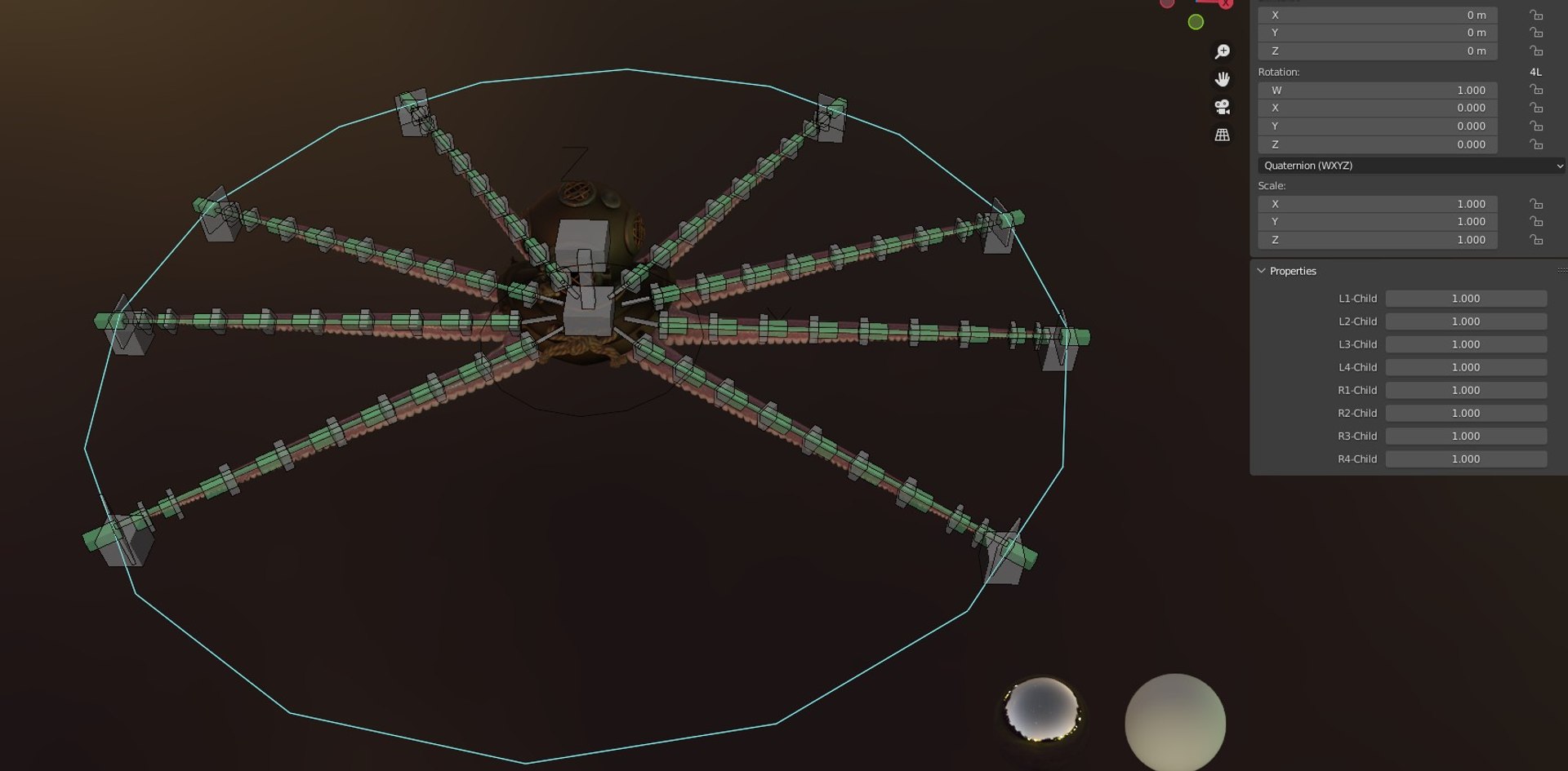 Rigged Odd Diver 3D Model - TurboSquid 1958044