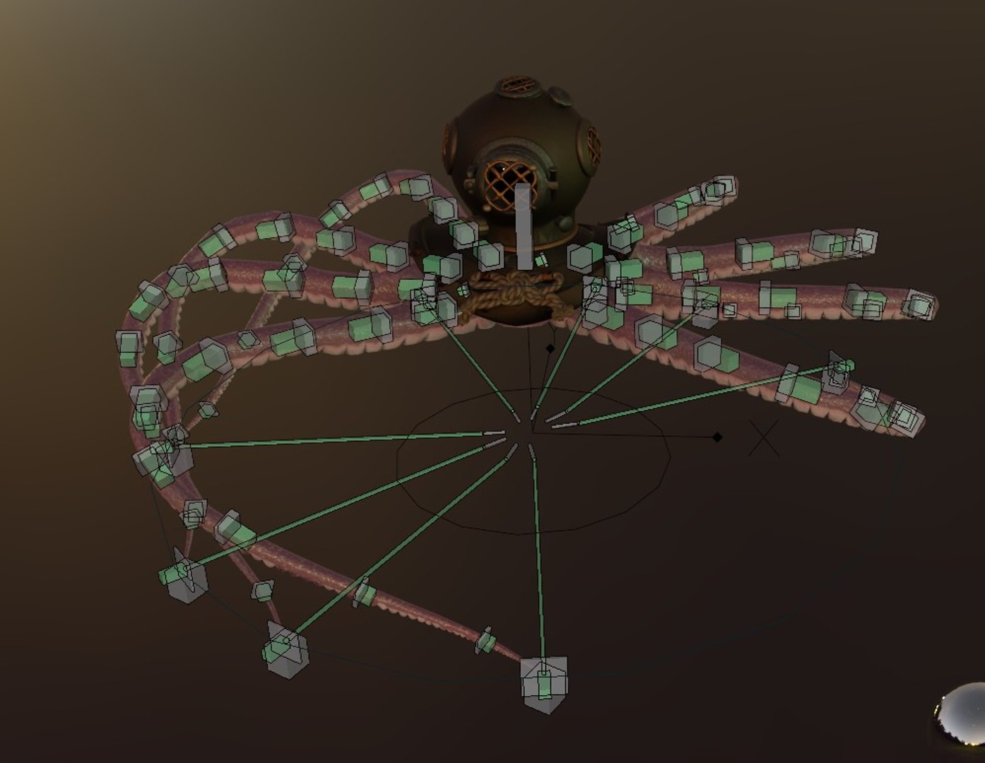 Rigged Odd Diver 3D Model - TurboSquid 1958044