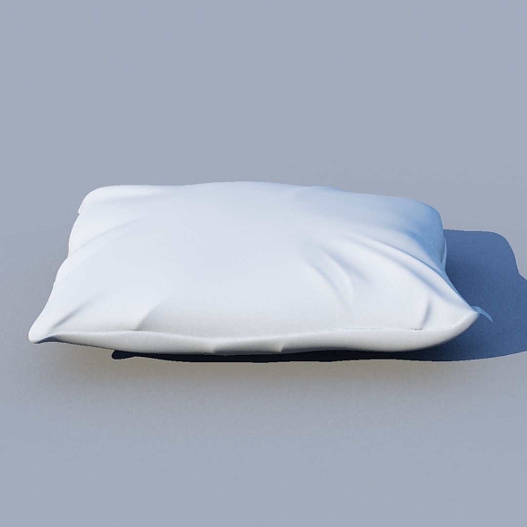 3d model pillow modeled