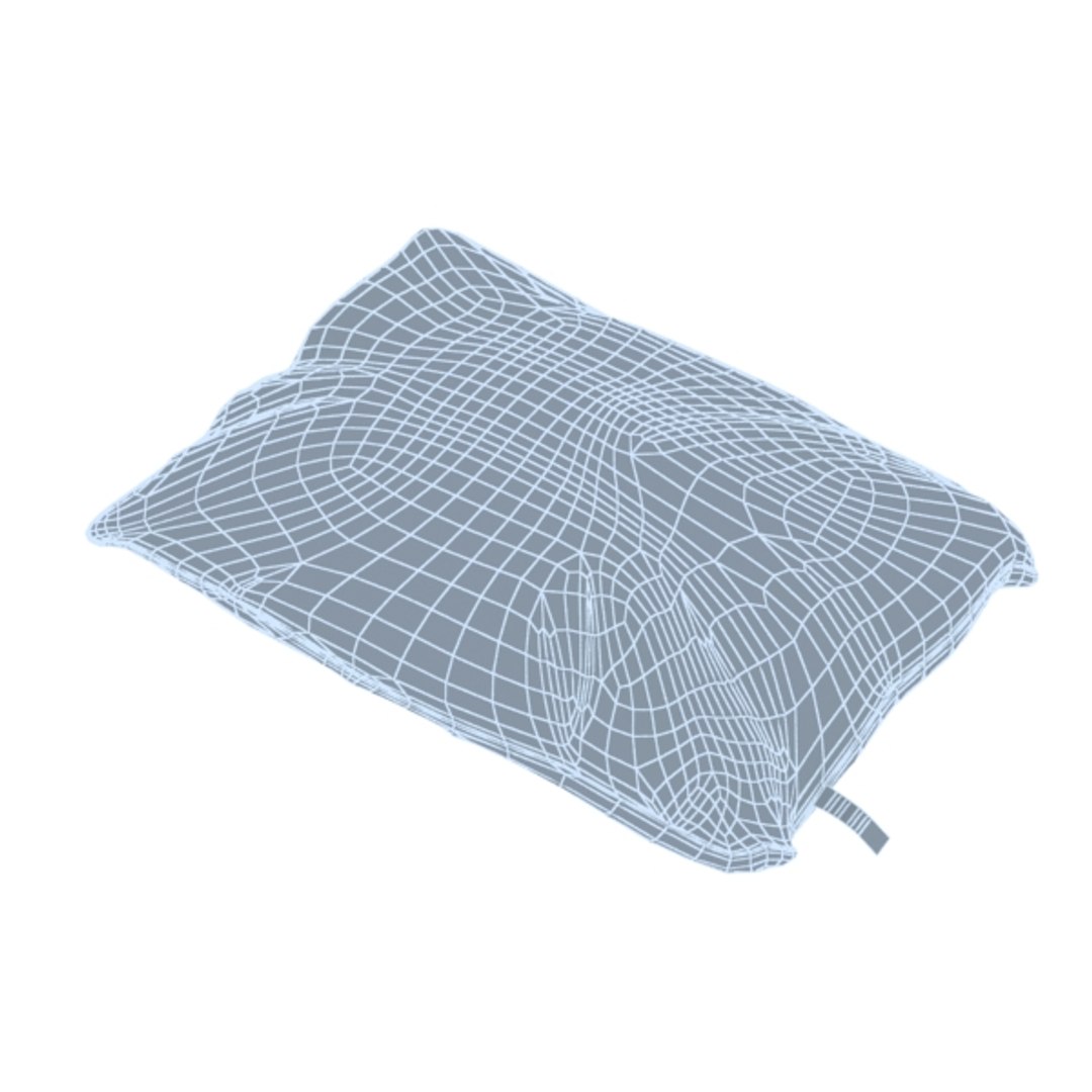 3d model pillow modeled