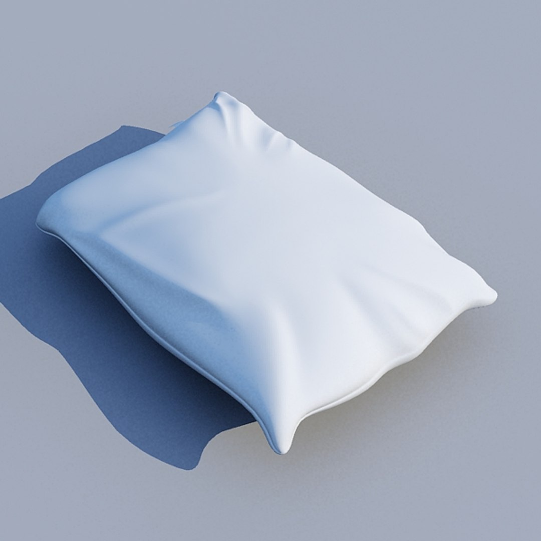 3d model pillow modeled