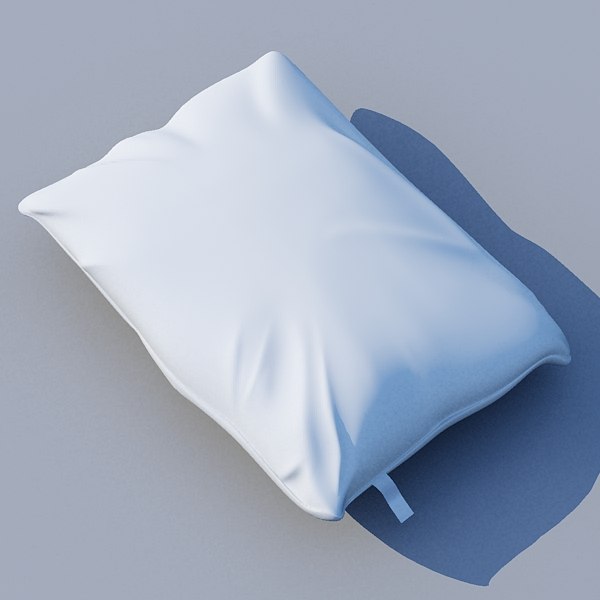 3d model pillow modeled