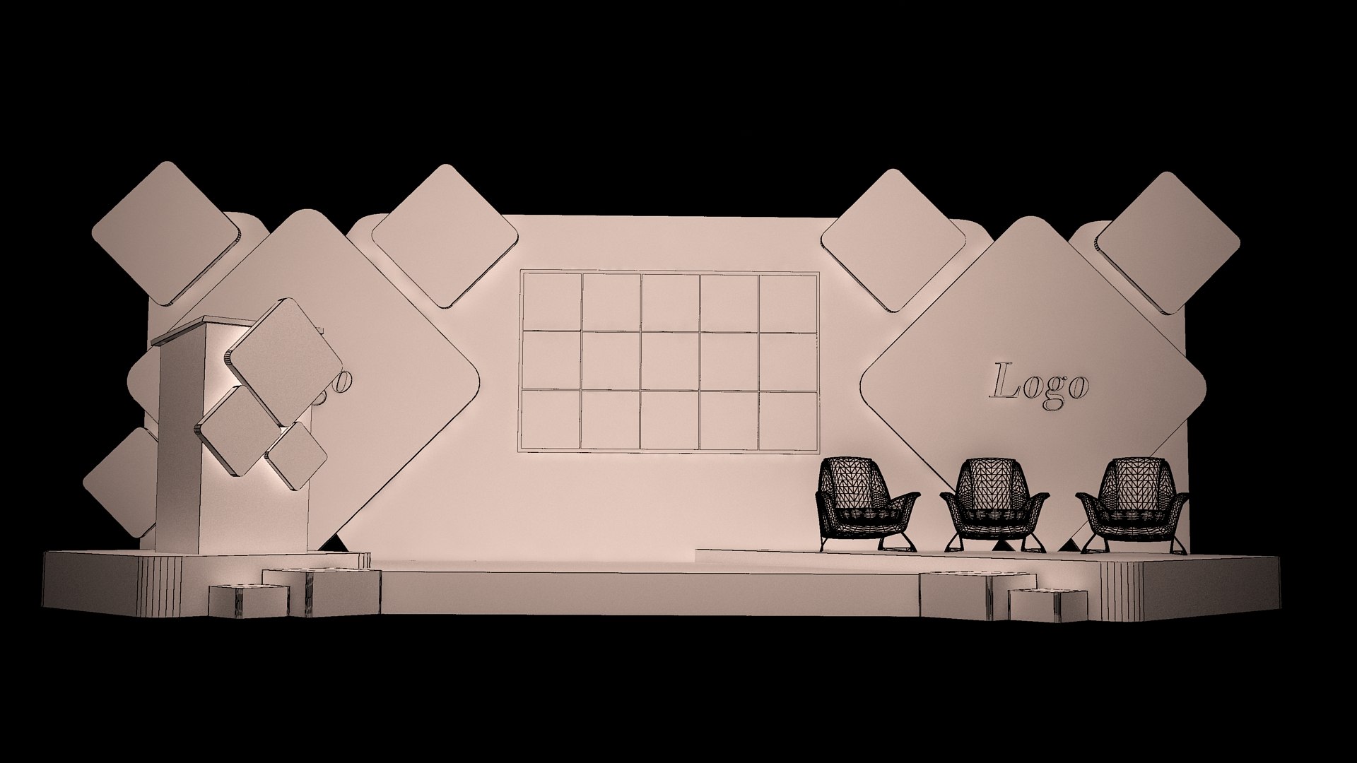 3D Event Stage - TurboSquid 2049039