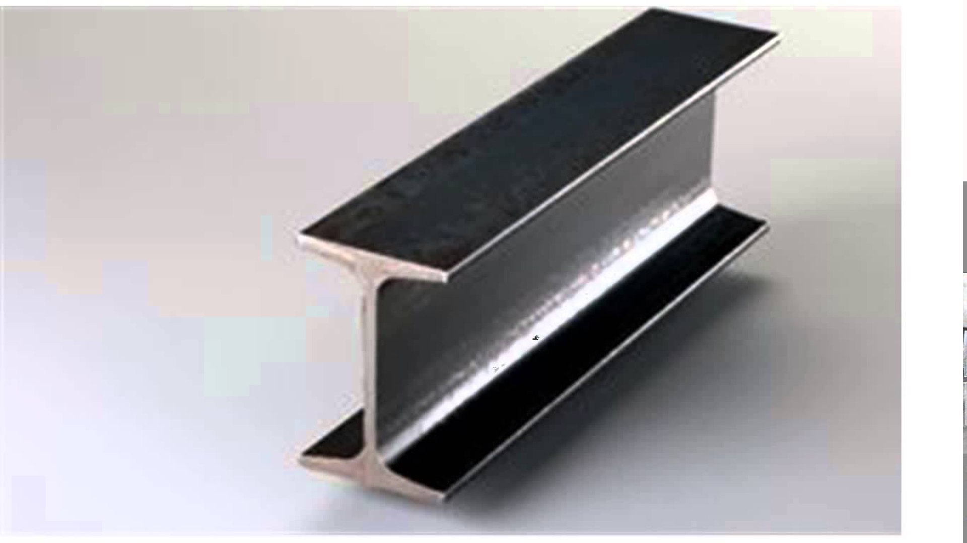i-beam beam 3d obj
