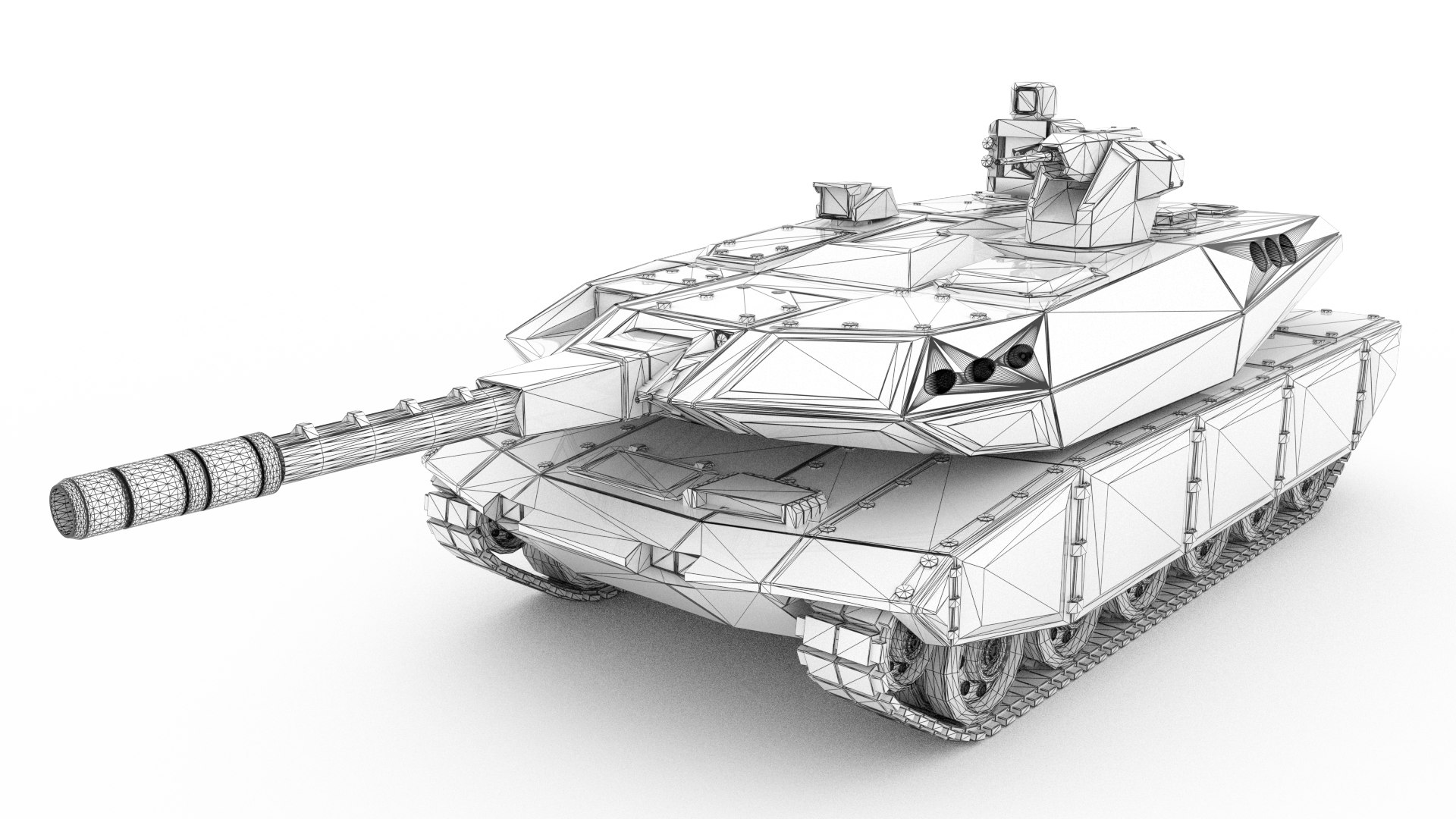 Main Battle Tank 3D Model - TurboSquid 1330743