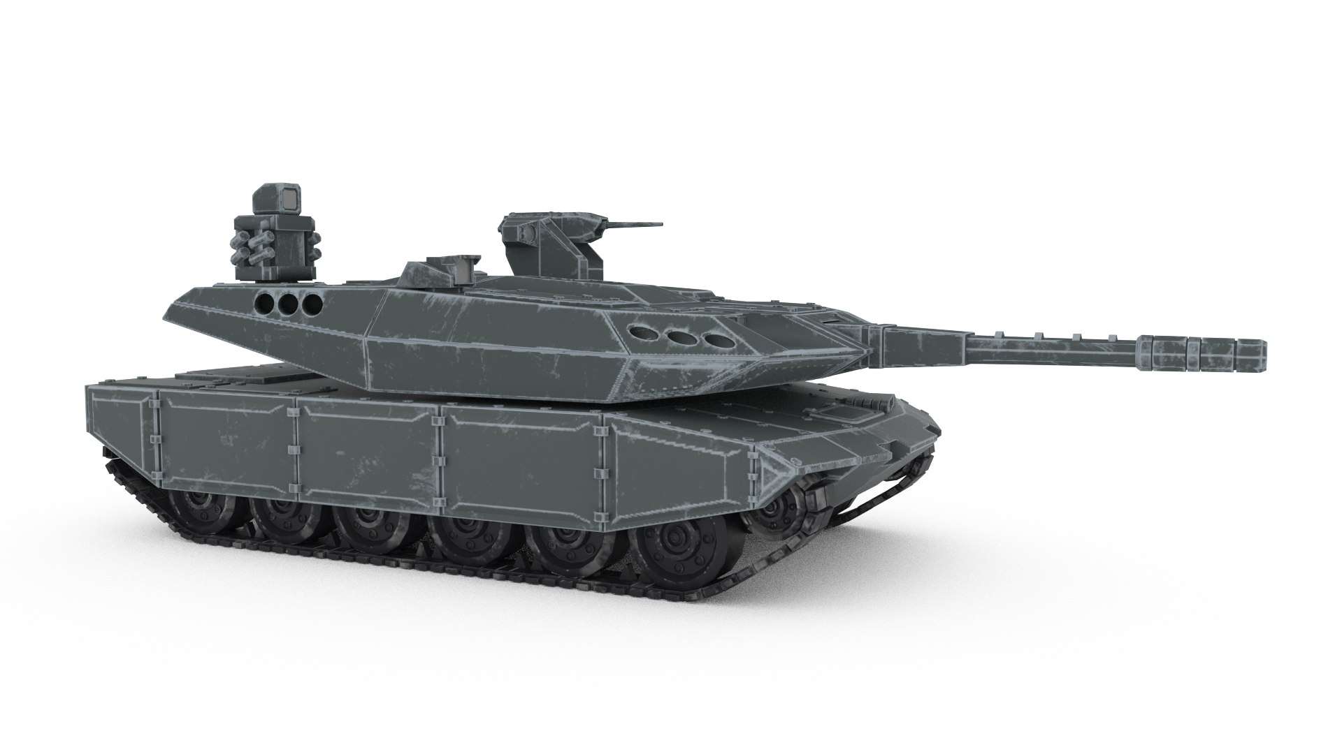 Main Battle Tank 3D Model - TurboSquid 1330743