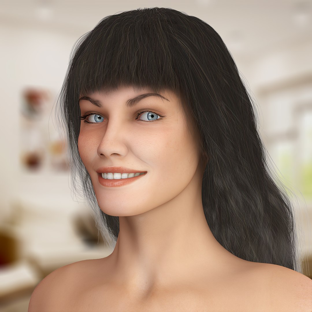 Jane Realistic Female Woman 3d Max